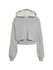 Худи adidas Layered-effect raw-edge hoodie, размер 16 UK