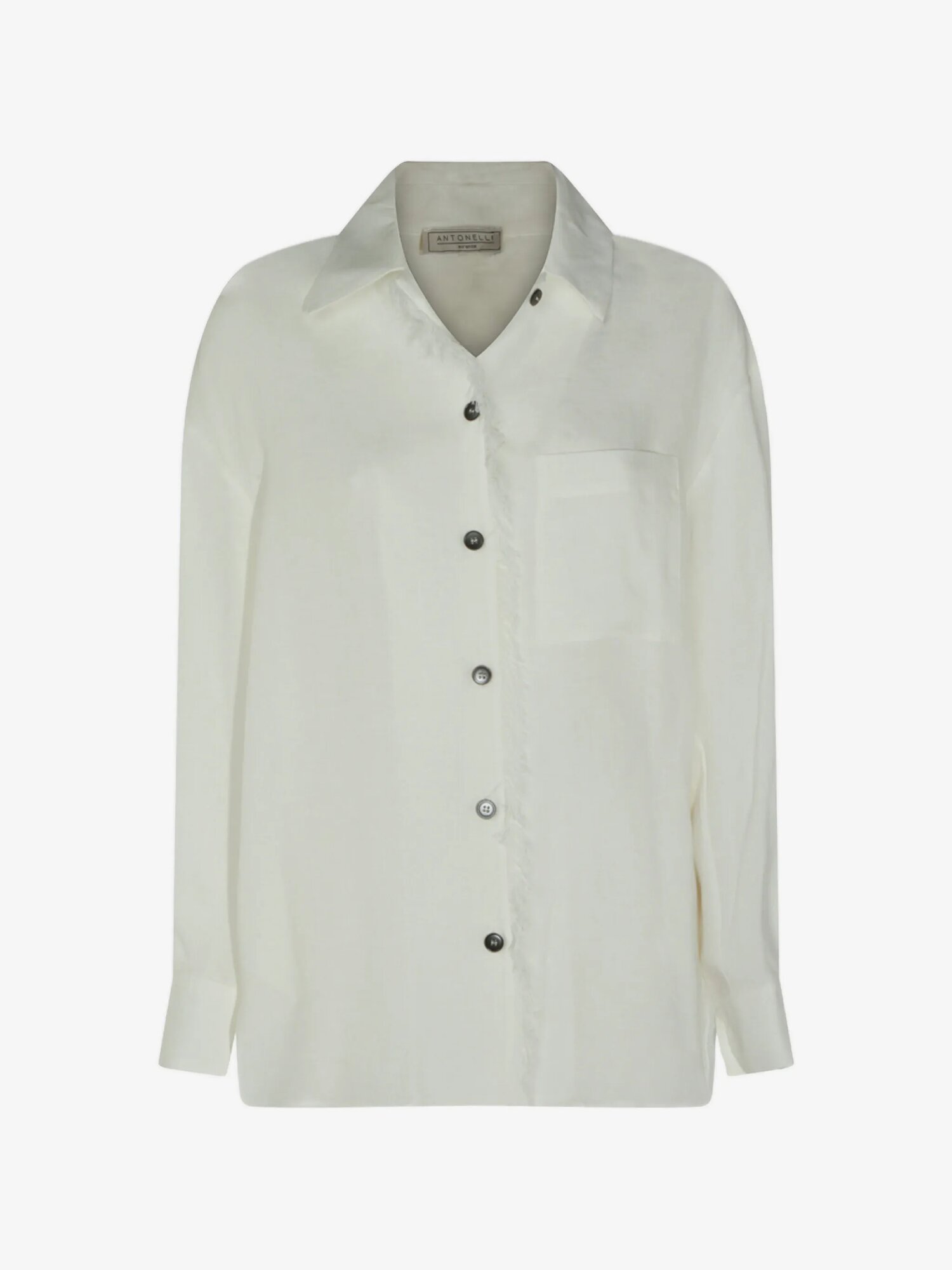 Рубашка Antonelli Fringed-trim button-fastening shirt