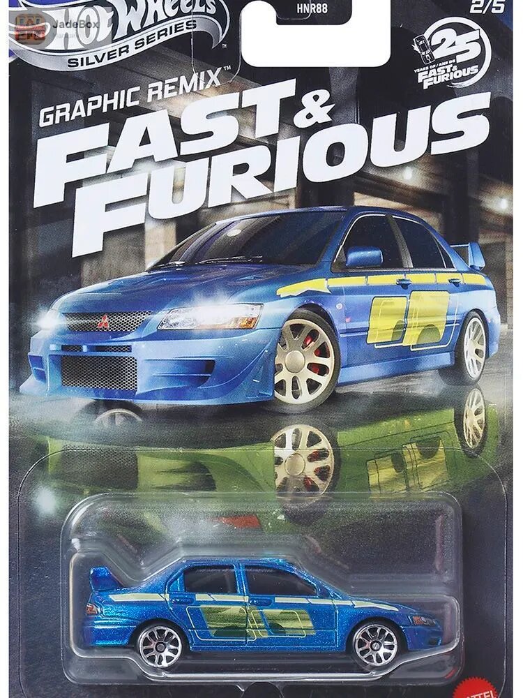 Машинка коллекционная Fast & Furious Graphic Remix Lancer Evolution VII