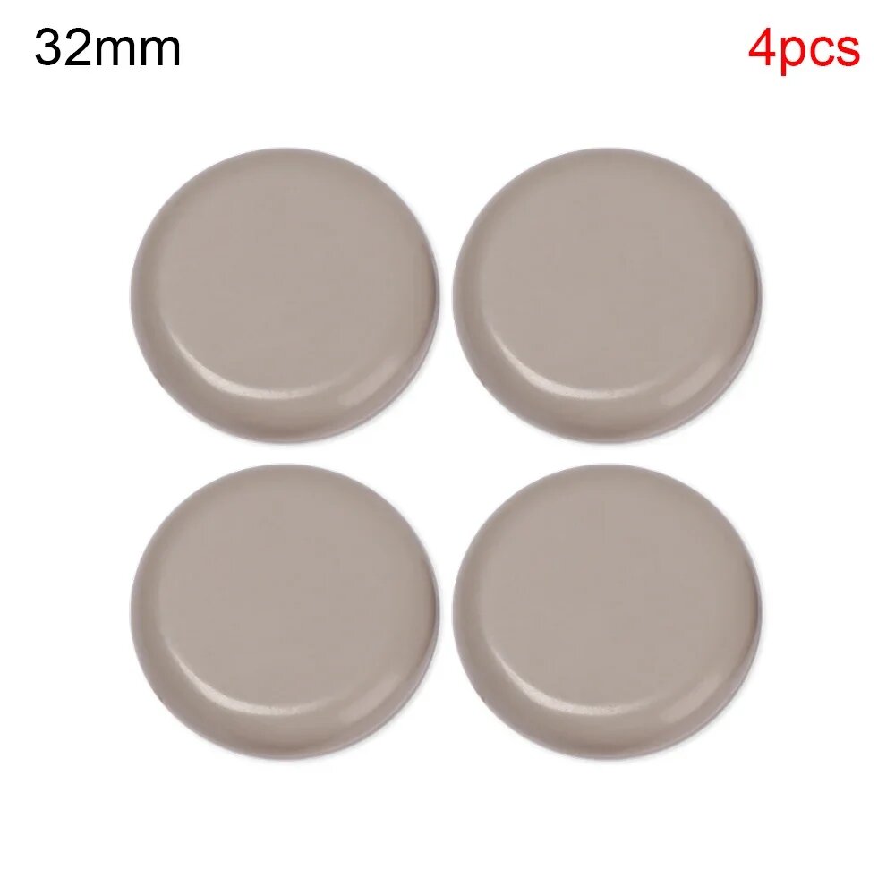Бежевые накладки на ножки мебели 32mm, 4 шт.