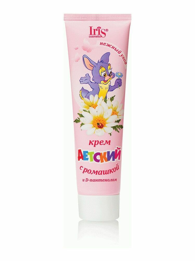 Iris Cosmetic Крем детский c ромашкой и D-пантенолом, 100 мл