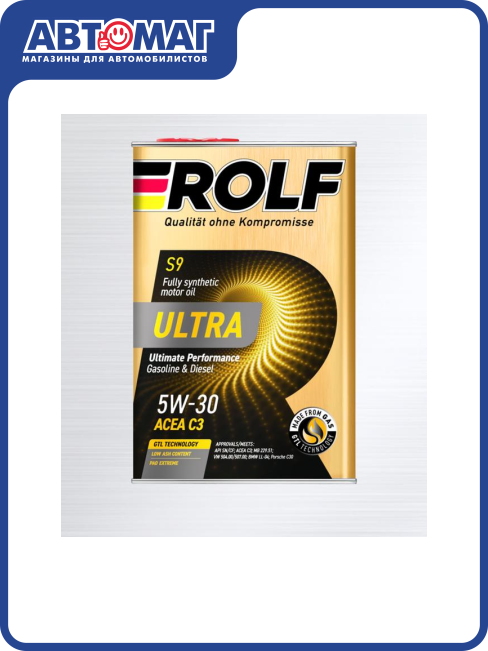 Моторное масло ROLF Ultra C3 5W-30 (4л) ROLF ROLF-5W30-UC3-4L