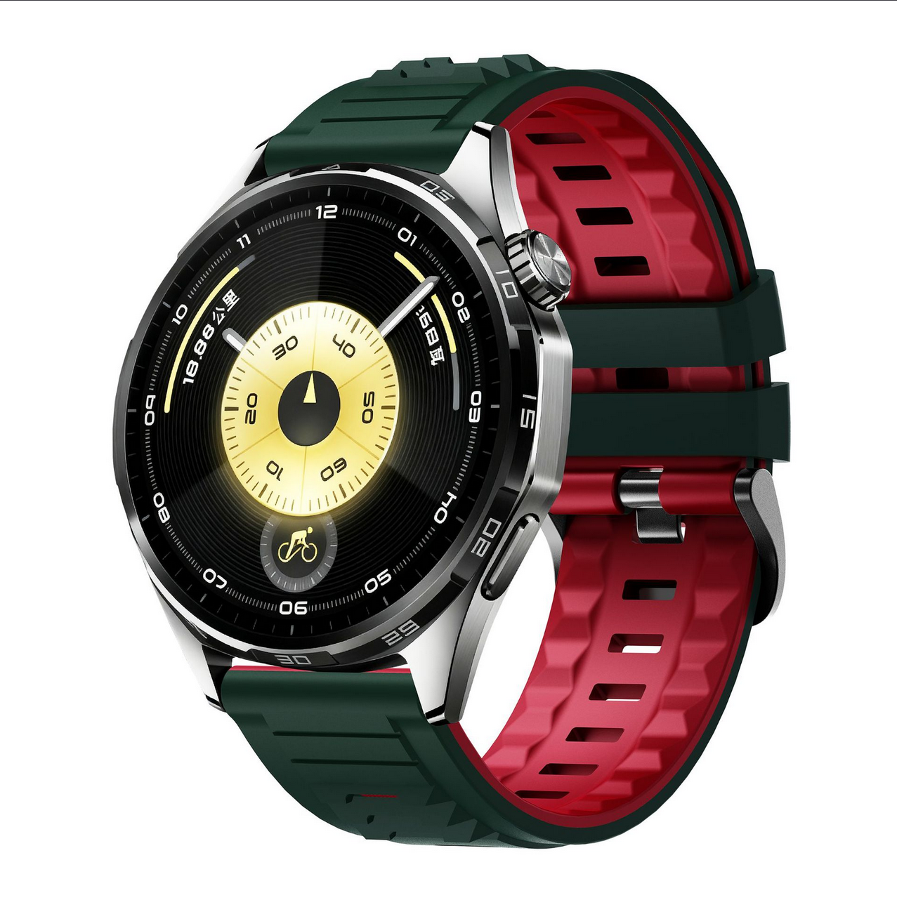 Сменный силиконовый ремешок MyPads для смарт-часов Amazfit Bip 6 Зеленый MyPads