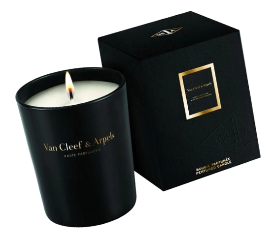 Van Cleef and Arpels Rose Rouge свеча для помещений 140 гр - Ван Клиф Энд Арпелс Красная Роза