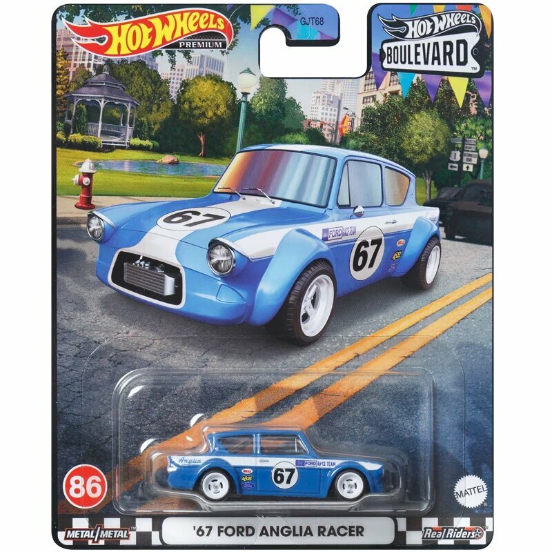 Hot Wheels Сплавной Литой Автомобильный Модель Форд Англия Номер 86 Коллекционная Игрушка 1:64 Масштаб