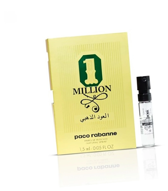 Мужские духи сэмпл 1.5 мл Paco Rabanne 1 Million Golden Oud / 1 Миллион Голден Уд