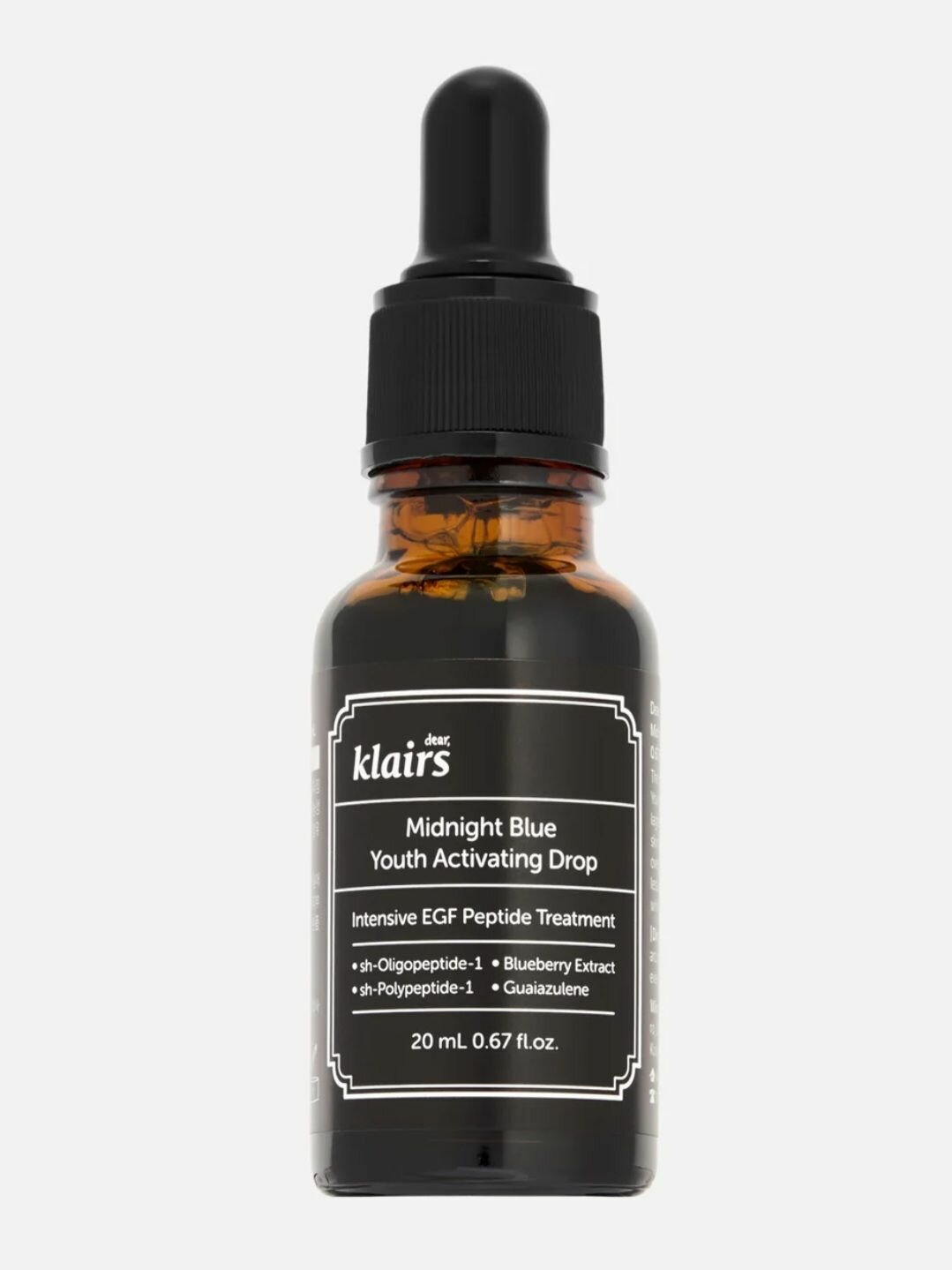 Ночная антивозрастная сыворотка DEAR, KLAIRS midnight blue youth activating drop