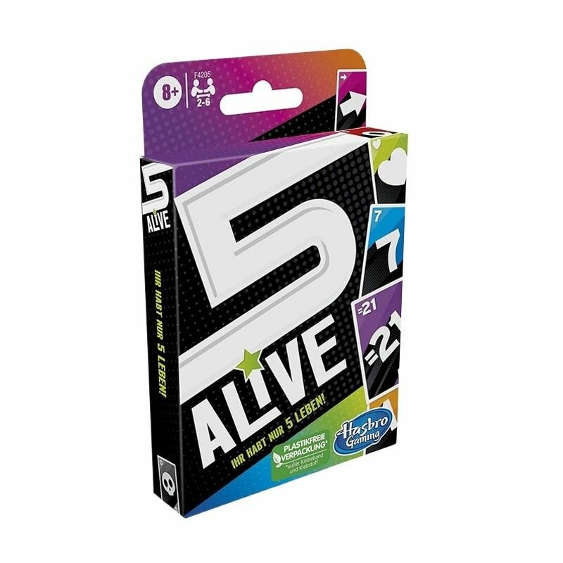 5 Alive "Картовая игра Легко научиться Семейная настольная игра для всей семьи