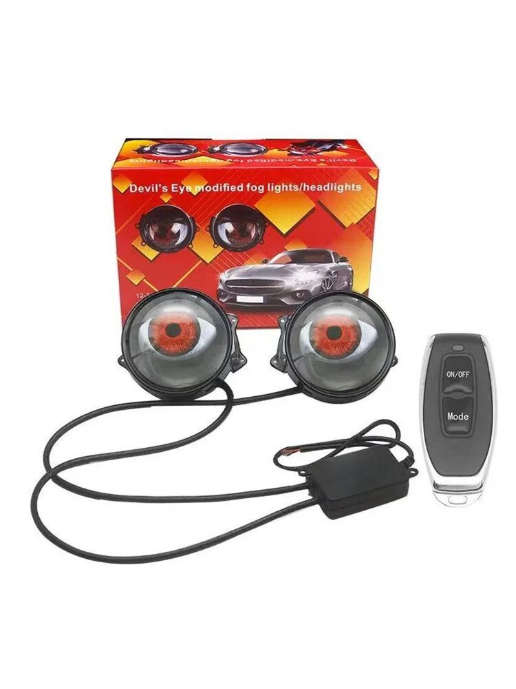 Противотуманная фара "Devil's Eye", 2 шт, арт. 3.0-8, 12В