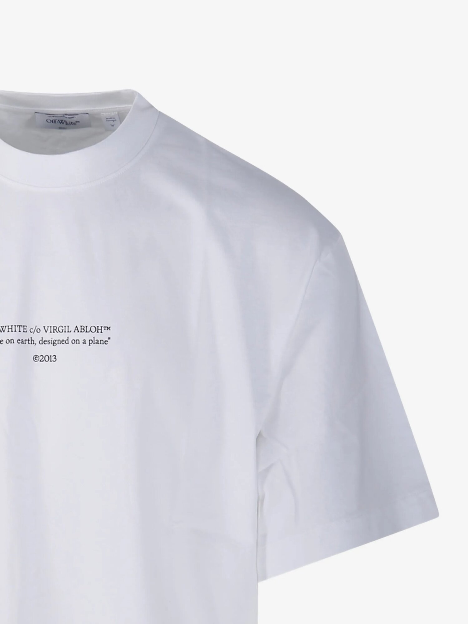 Футболка Off-White Statement, размер 46, белый — фото 1