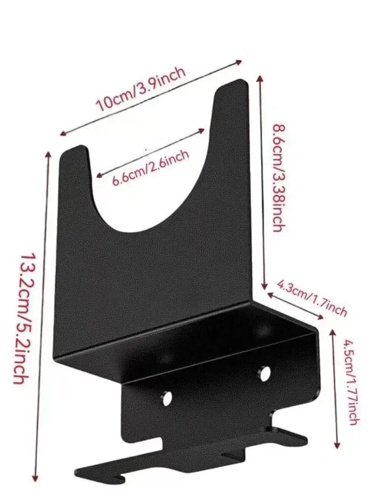 Настенный держатель для болгарки, 2 шт, черный