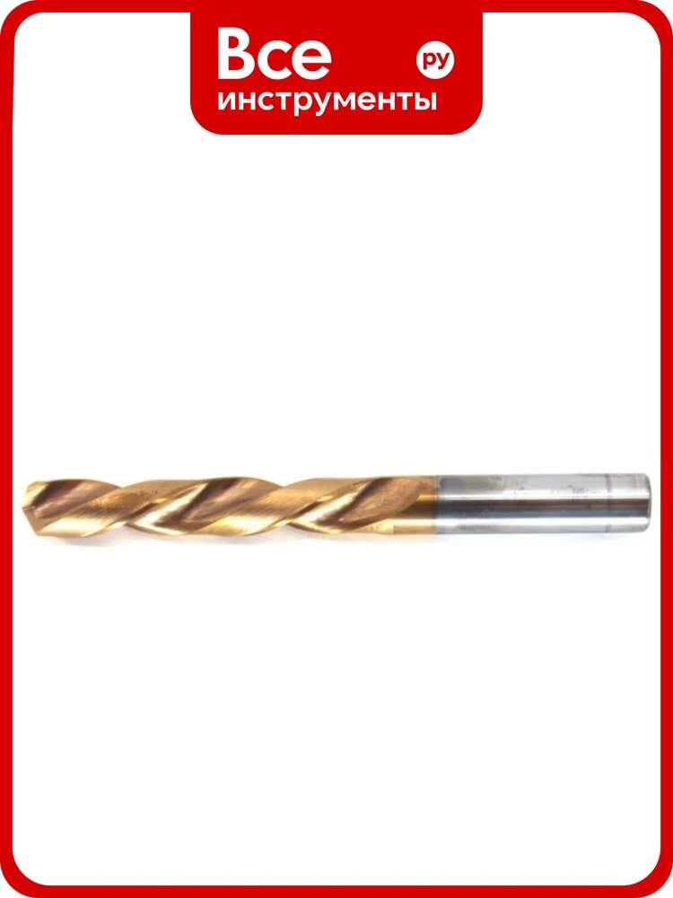 Сверло Sekira 20,0х50х100 ц/х цельное кор. сер. ВК8 TiN 00-00057760
