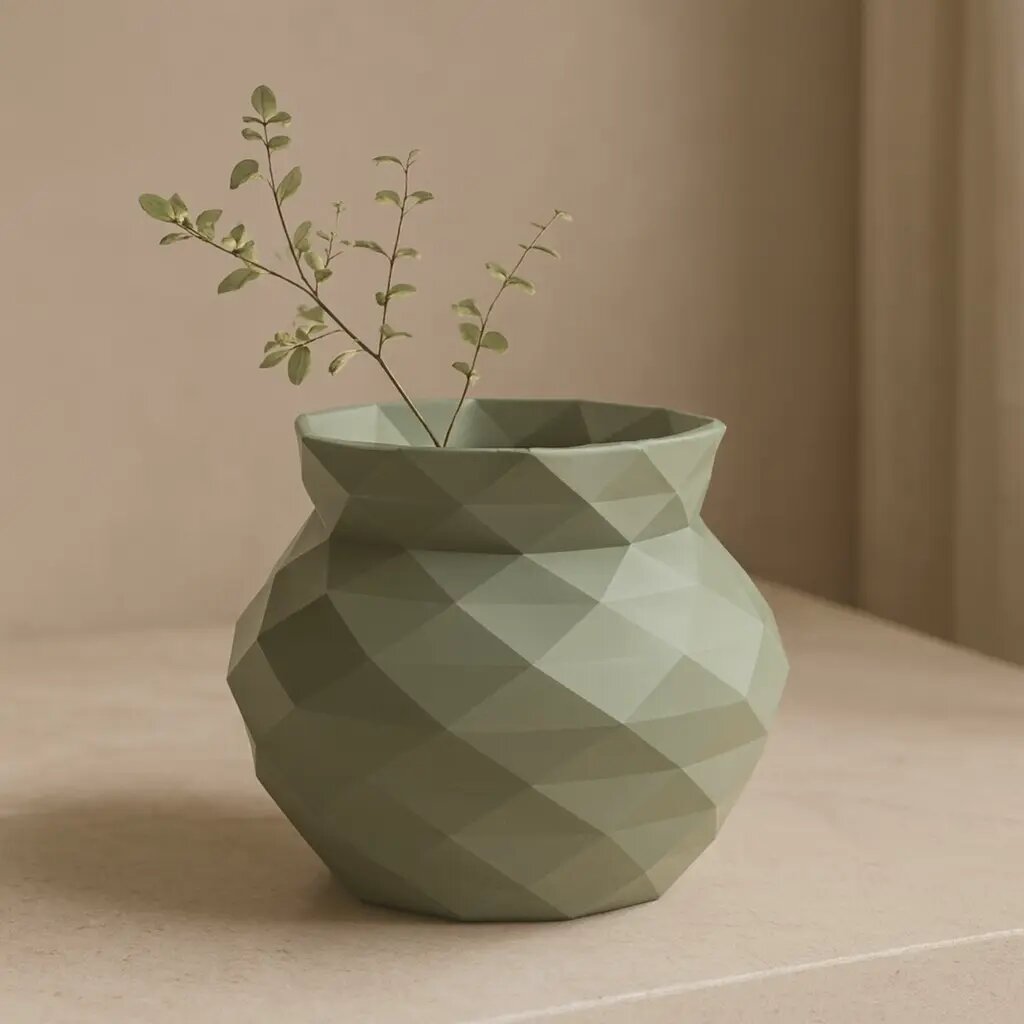 Ваза декоративная дизайнерская, 3D-печать, 3DOPRU арт. VASE-CC-cabcc368e21c