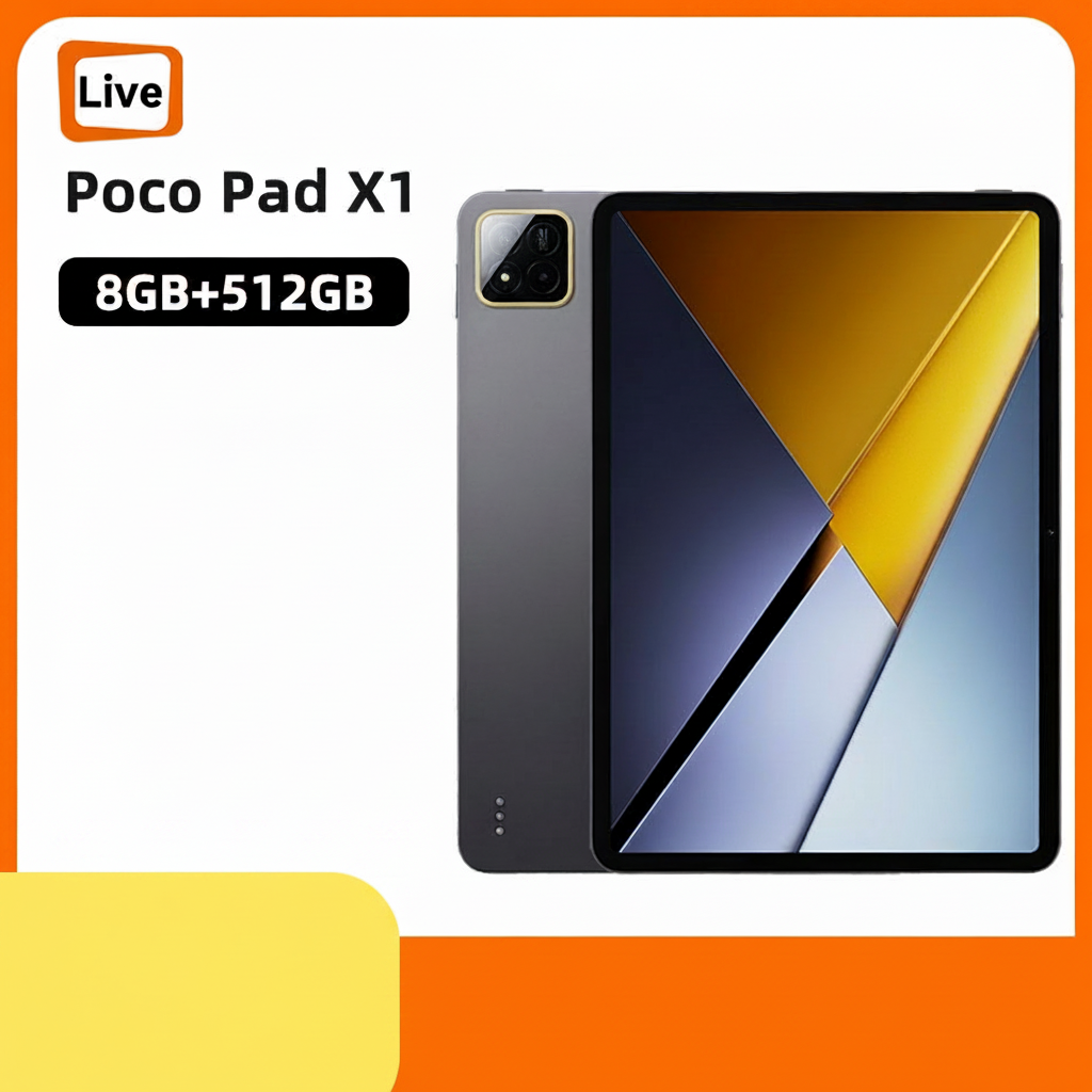 Планшет Poco Pad X1, 11", 8/512ГБ, Wi-Fi, Android