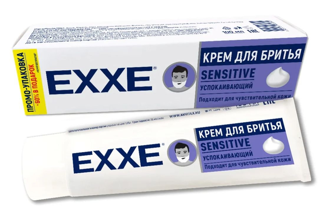 EXXE Крем для бритья, sensitive, 100 мл /