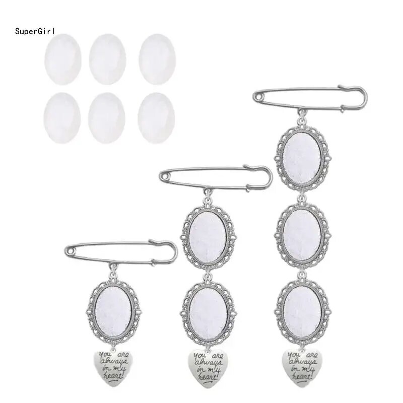 Фото-шарм для букета Angelady 3 piece set-M
