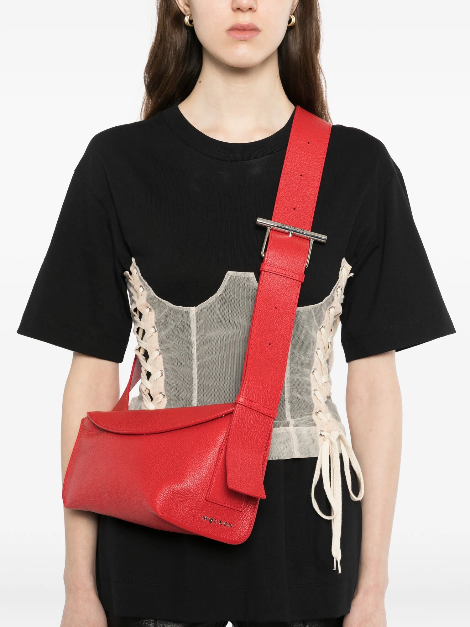 Сумка Alexander McQueen, red — фото 1