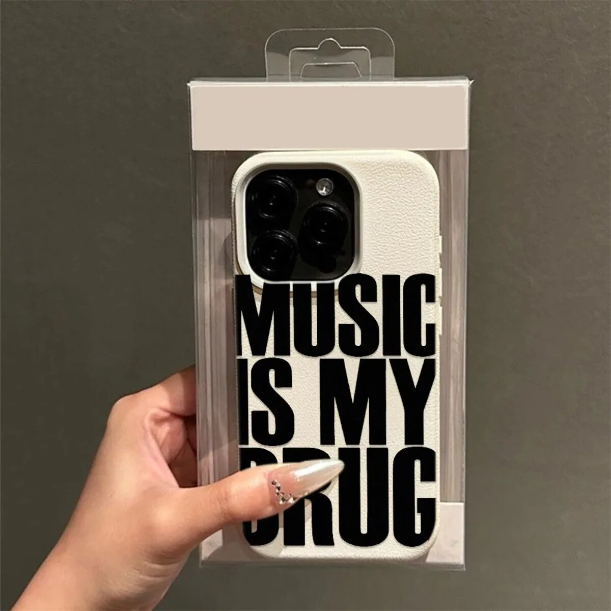 Модный силиконовый музыкальный чехол для iPhone 17 Pro Max, Айфон 11 Про Макс, Белый, White-DMTS6