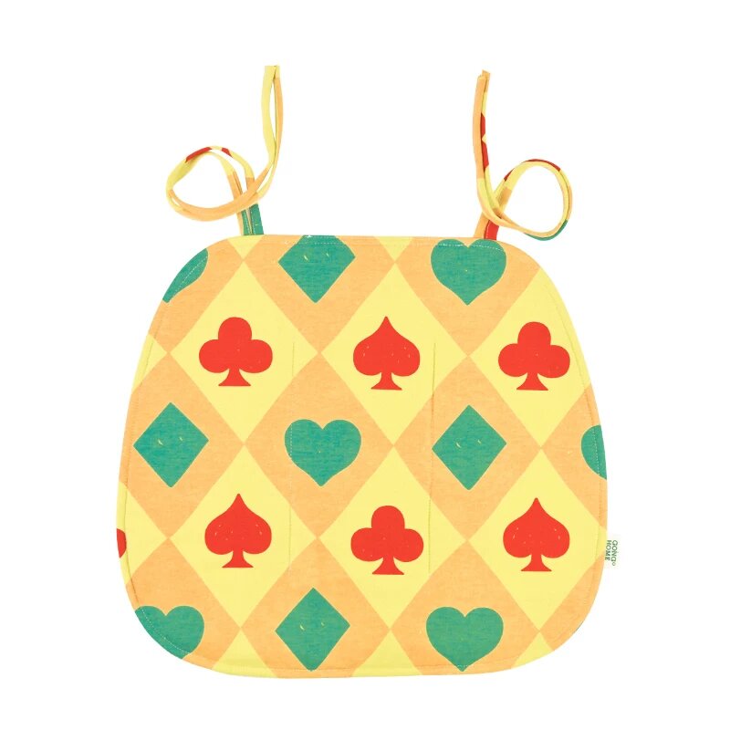 Сиденье с подковообразной формой бренда Playing Cards, 41x37 см, оранжевый