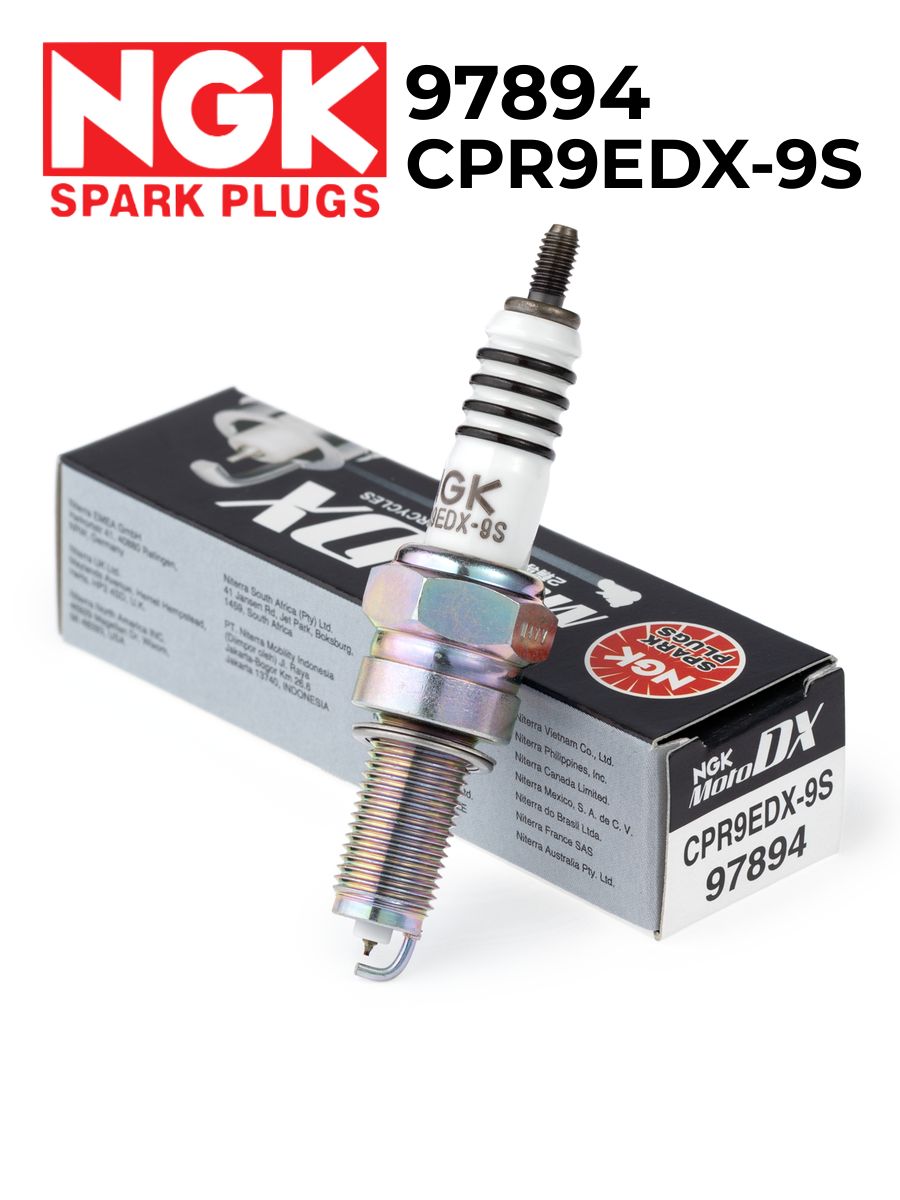 Свеча зажигания рутений NGK 97894 CPR9EDX-9S RUTHENIUM DX
