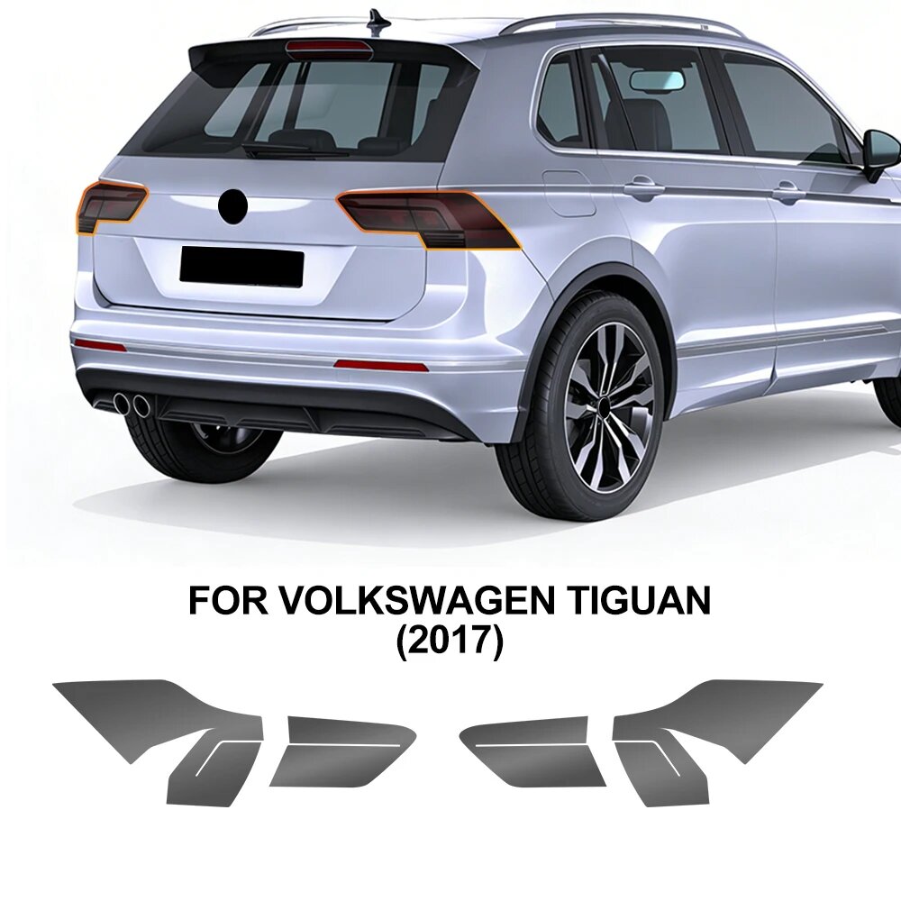 Защитная пленка из ТПУ для фар автомобиля VW Tiguan 2017-2024: транспортная и For 2017 Taillight