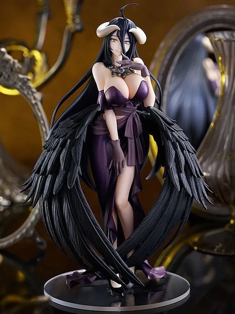 Аниме фигурка OVERLORD Альбедо "Чёрное вечернее платье" / albedo (18cm, коробка)