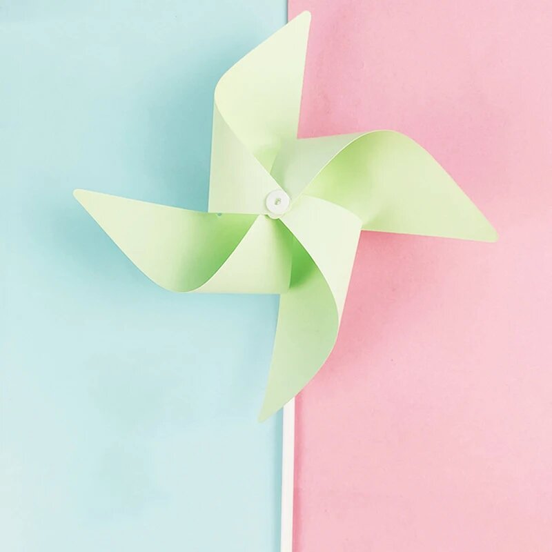 Ветряные мельницы Mint green 10 штук