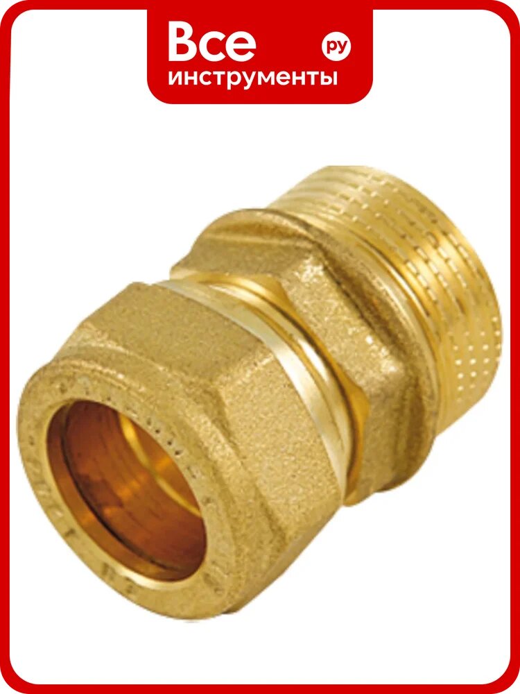 Соединитель для медных труб Tiemme обжим, 1/2"-15 1100001