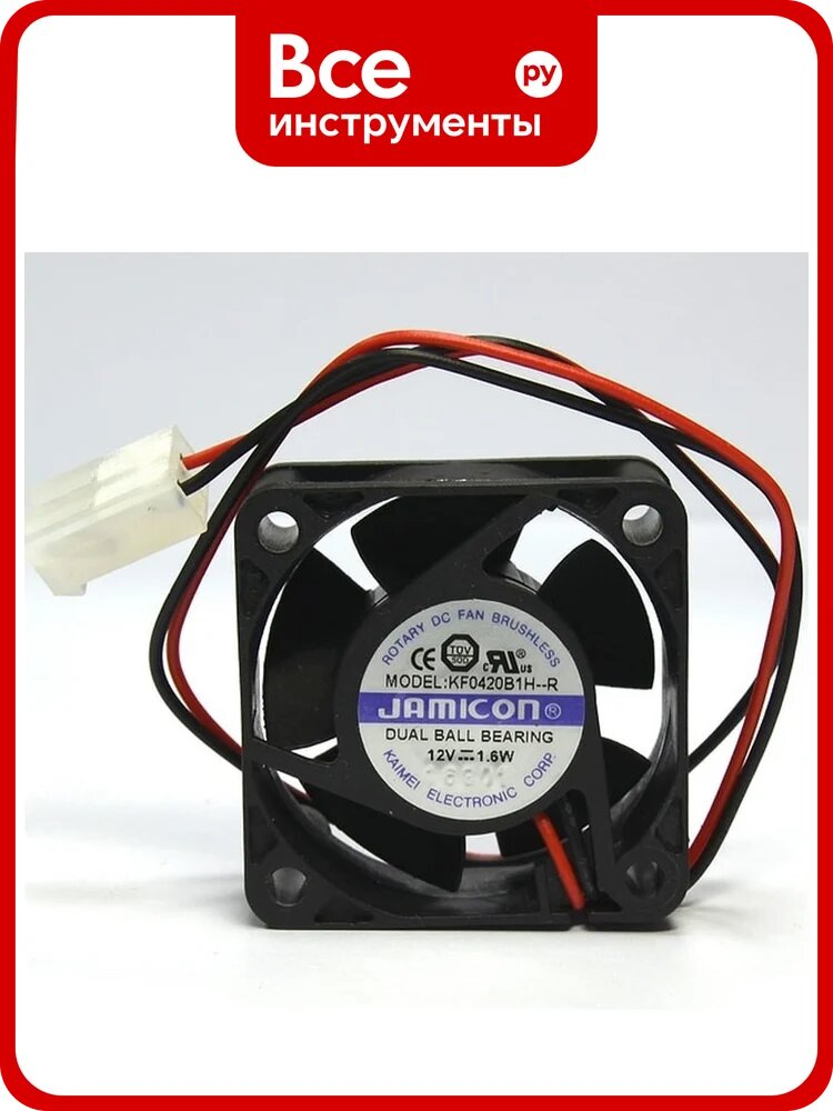 Вентилятор JAMICON KF0420B5H 40х40х20 5В с разъемом 2 конт. MOLEX 5239-2(PHU-2) С00035765
