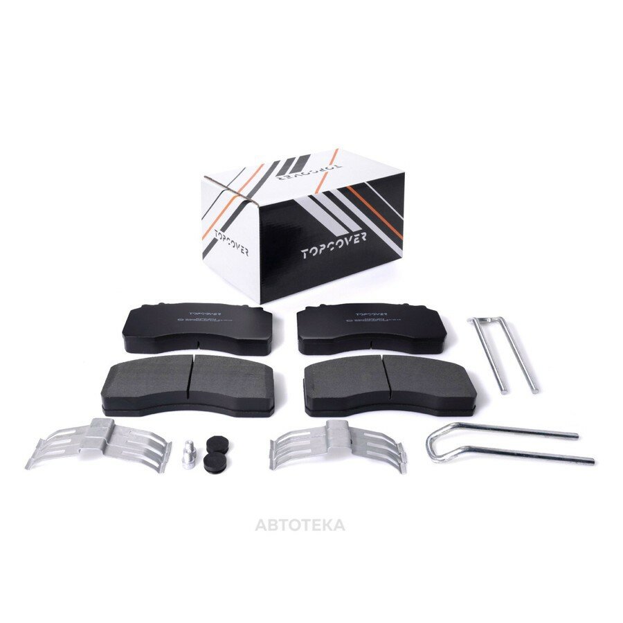 Колодки тормозные передние к-кт MAN TGX/TGS TOPCOVER T02983004