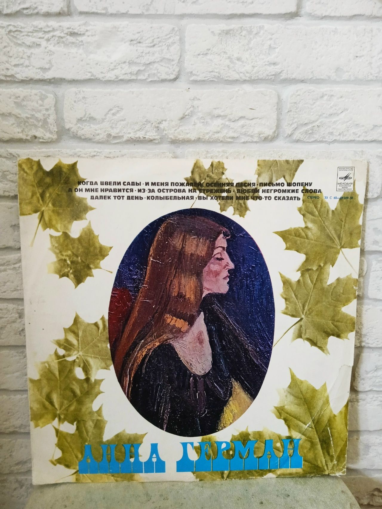 Виниловая пластинка Анна Герман - Когда Цвели Сады (LP)