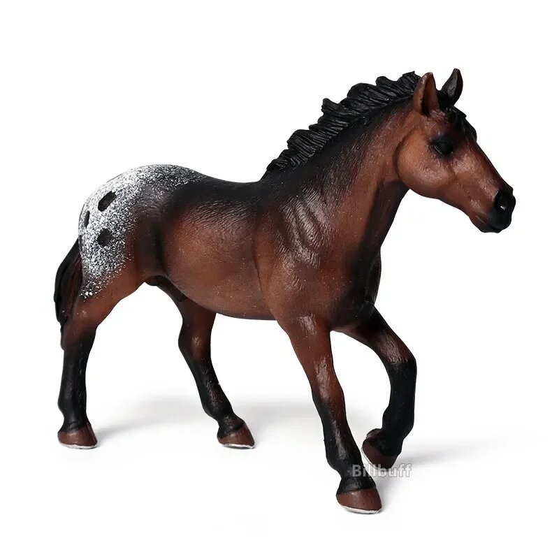 Фигурка лошади Appaloosa, черная