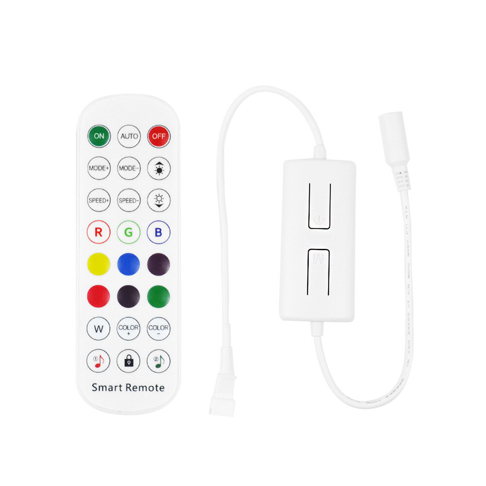 Yuda RGB Умный Контроллер с Двойной Кнопкой для Света WiFi/Bluetooth, Одиночный Экземпляр, Без Пульта