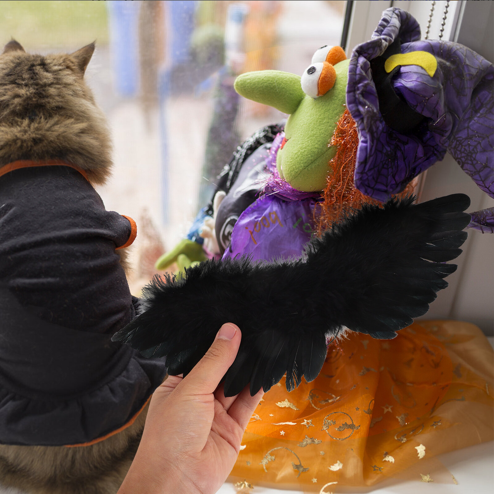 Крылья Дьявола Для Кукол 2 Штуки Halloween Маленькие Крылья Для Diy Поделок 32.00X11.00X0.50Cm