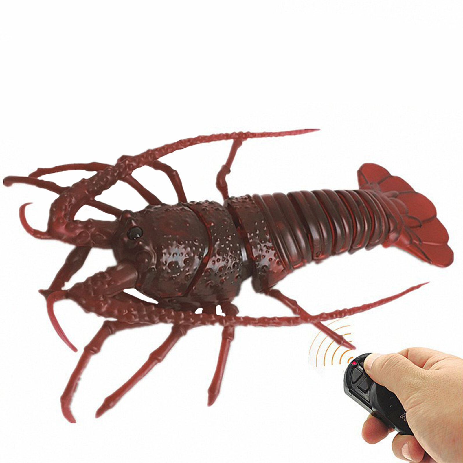 Cray Animal Prank Toy Имитация игрушки с автоматическим поворотом вперед Назад Инфракрасный пульт дистанционного управления Страшная игрушка-розыгрыш