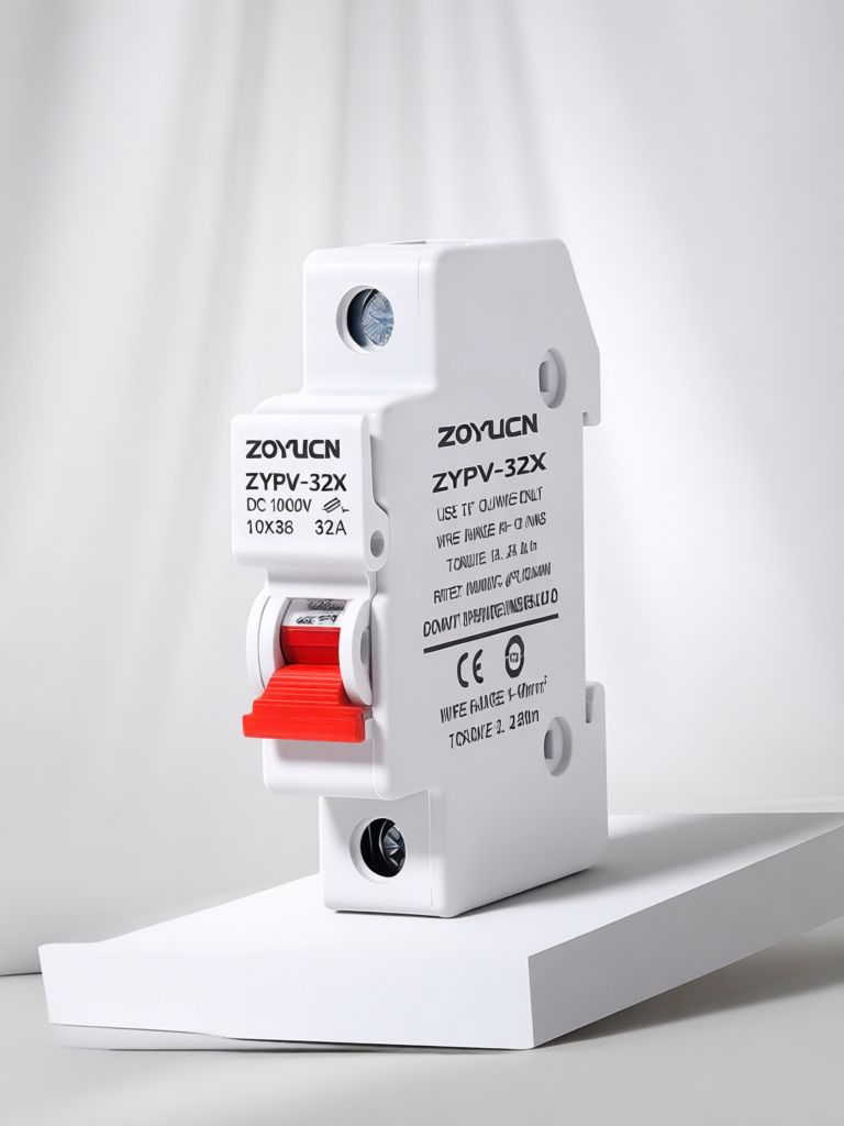 Фотоэлектрический предохранитель 10x38 DC1000V 32A ZYPV-32X стандартное основание с индикатором