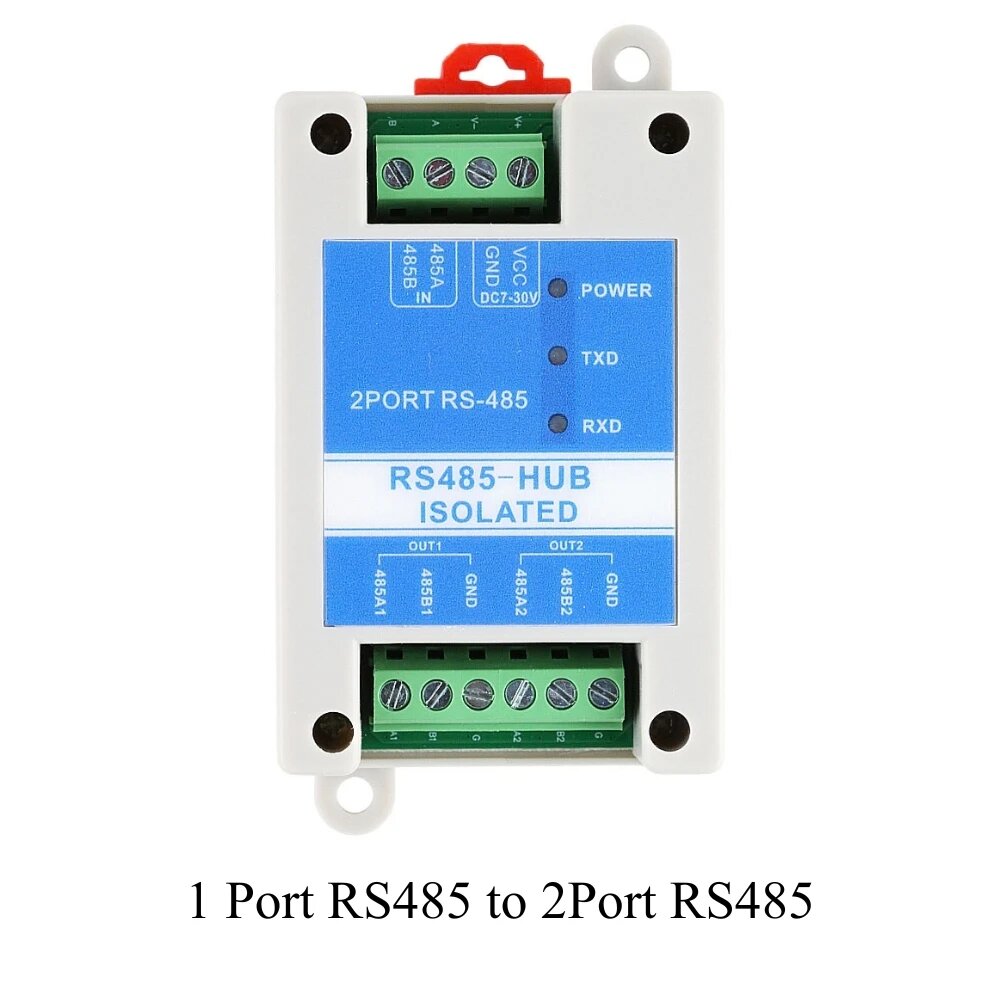 Изолированный RS485-HUB 1 Port to 2 Port
