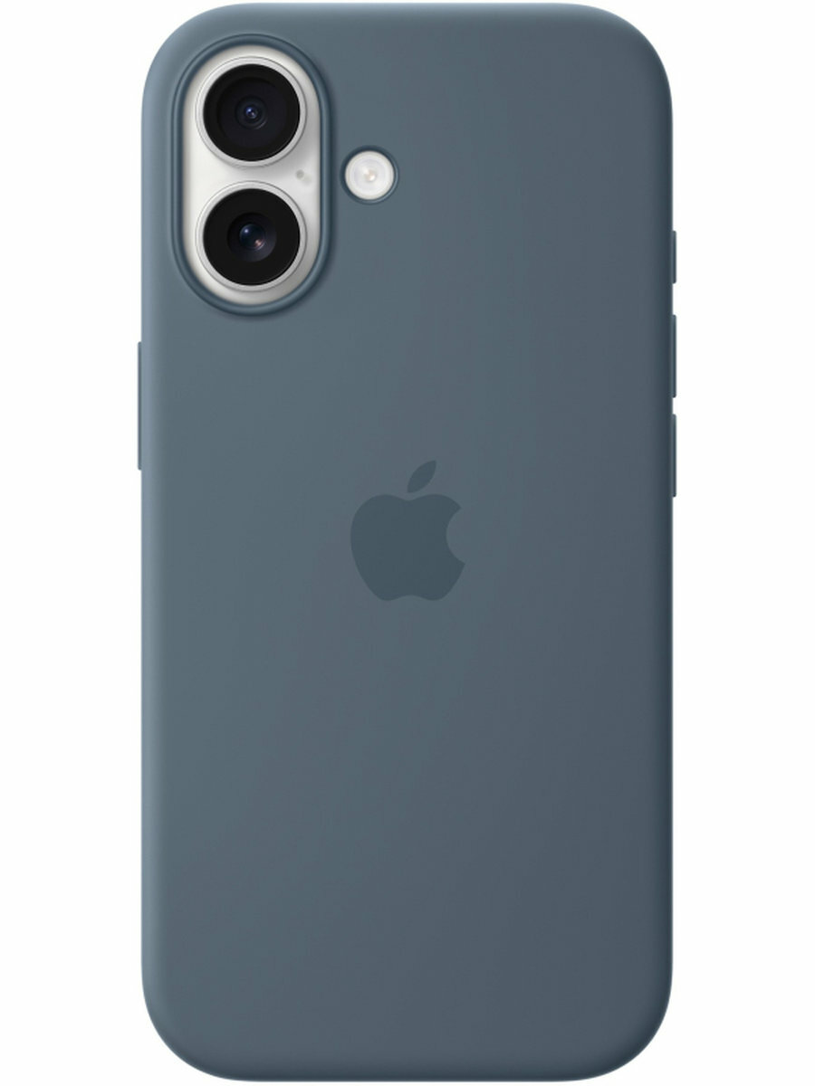 Клип-кейс Apple Silicone с MagSafe для Apple iPhone 17 Синий