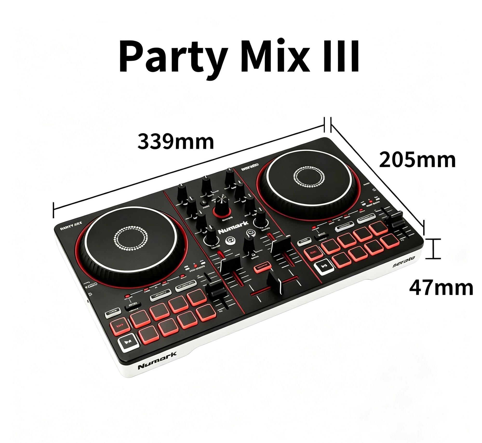 NUMARK PARTYMIX III 3 DJ-контроллер в комплекте ПО Serato