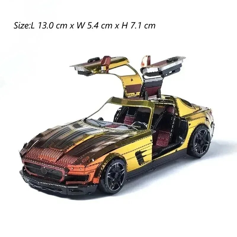 3D Металлический Пазл Спортивный Автомобиль Color