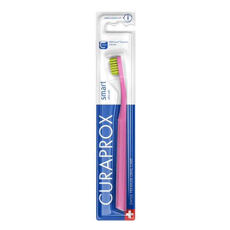 Curaprox Зубная щетка CS 7600 smart ultra soft розовая 1 шт
