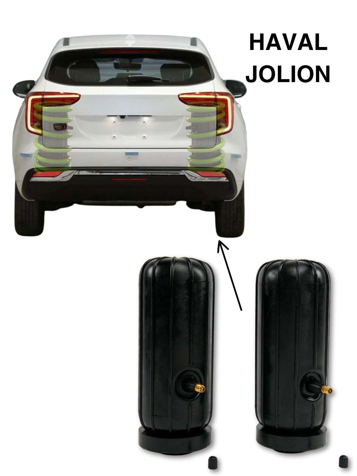 Пневмобаллоны в пружины Haval Jolion