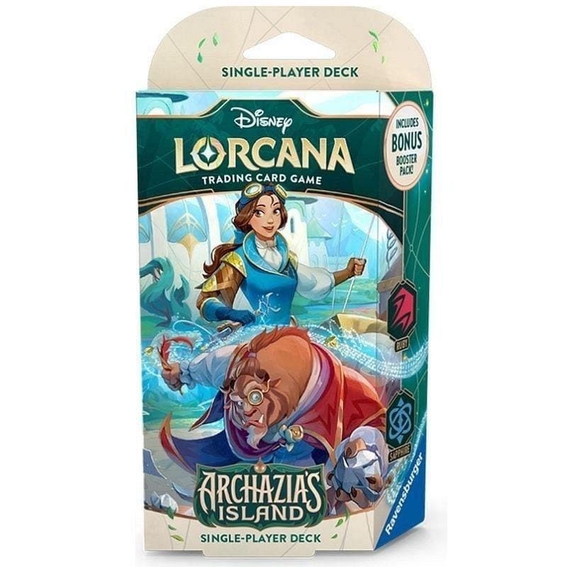Настольная игра Disney Lorcana Archazia's Island Starter Deck, карточная игра для детей