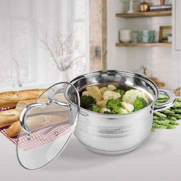 Кастрюля с крышкой 3,9л 20см Maestro