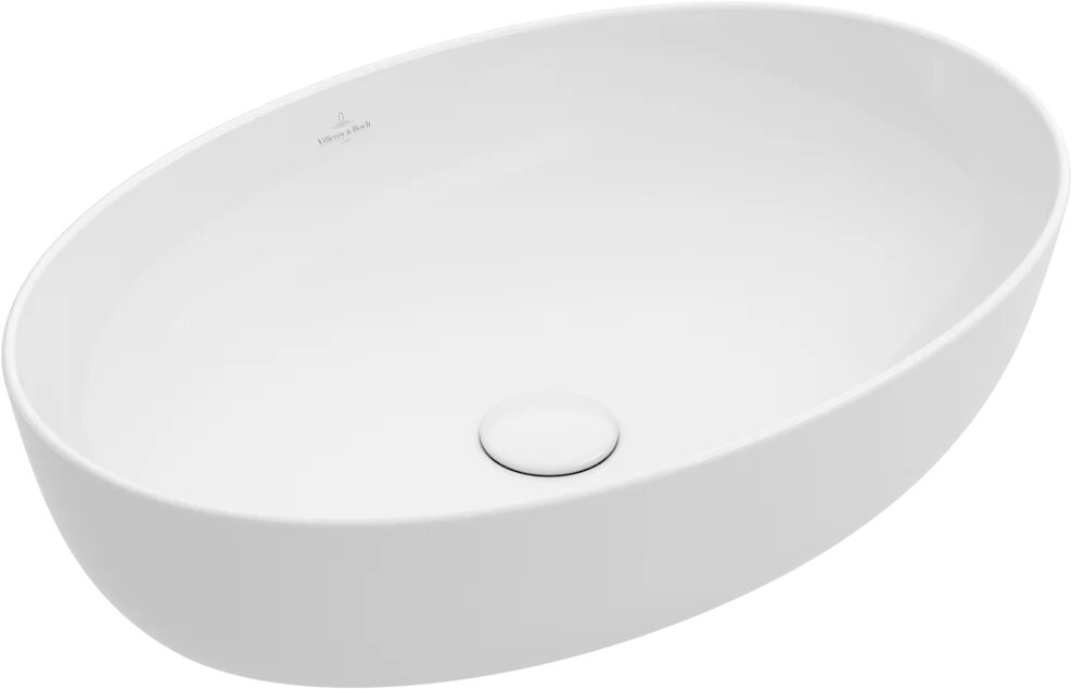 Накладная раковина Villeroy & Boch Artis 419861R1 61 накладная, без отверстия под смеситель, фарфоровая, овальная, раковина для ванной, белая
