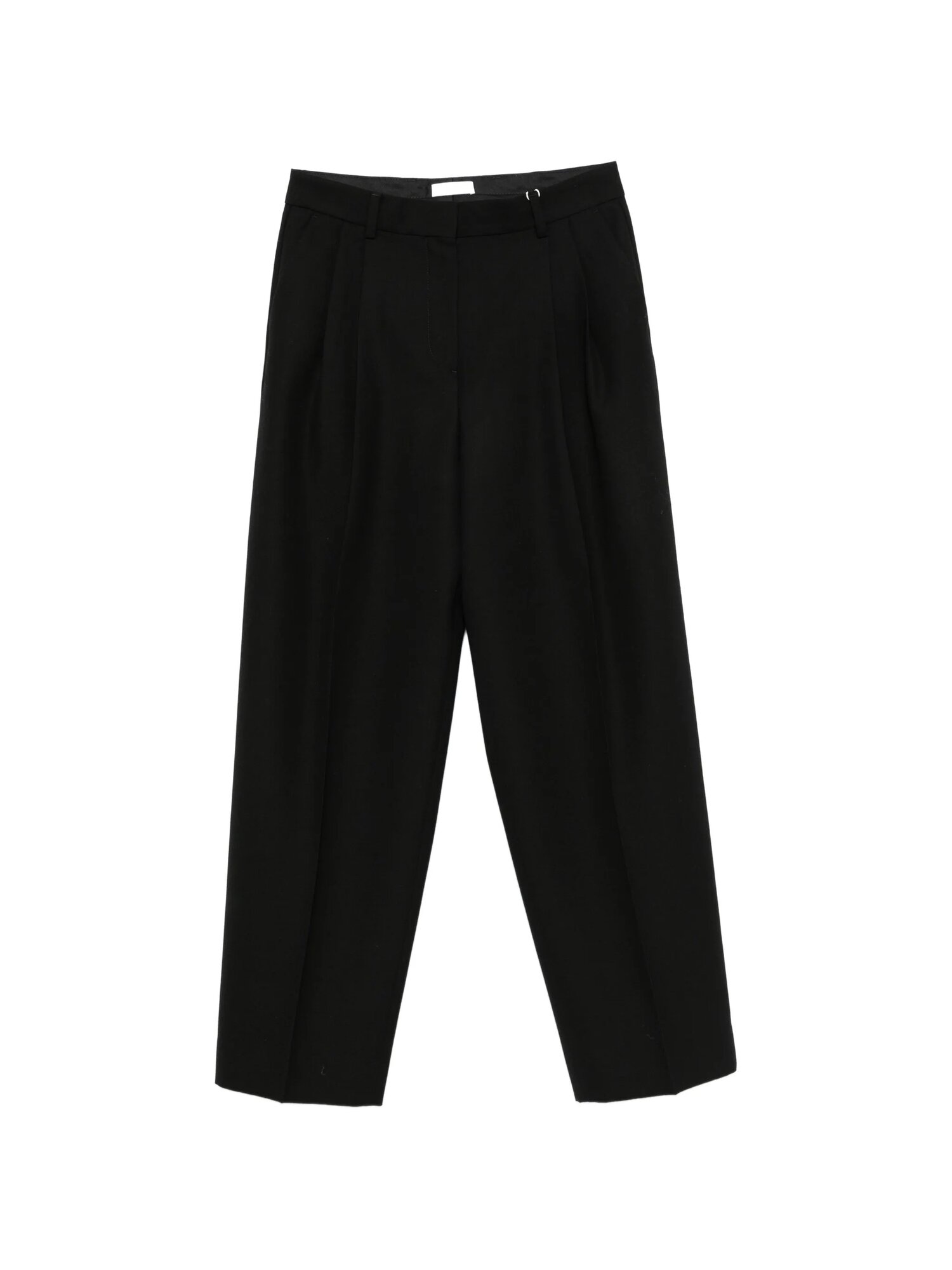 Брюки Pleated straight-leg trousers