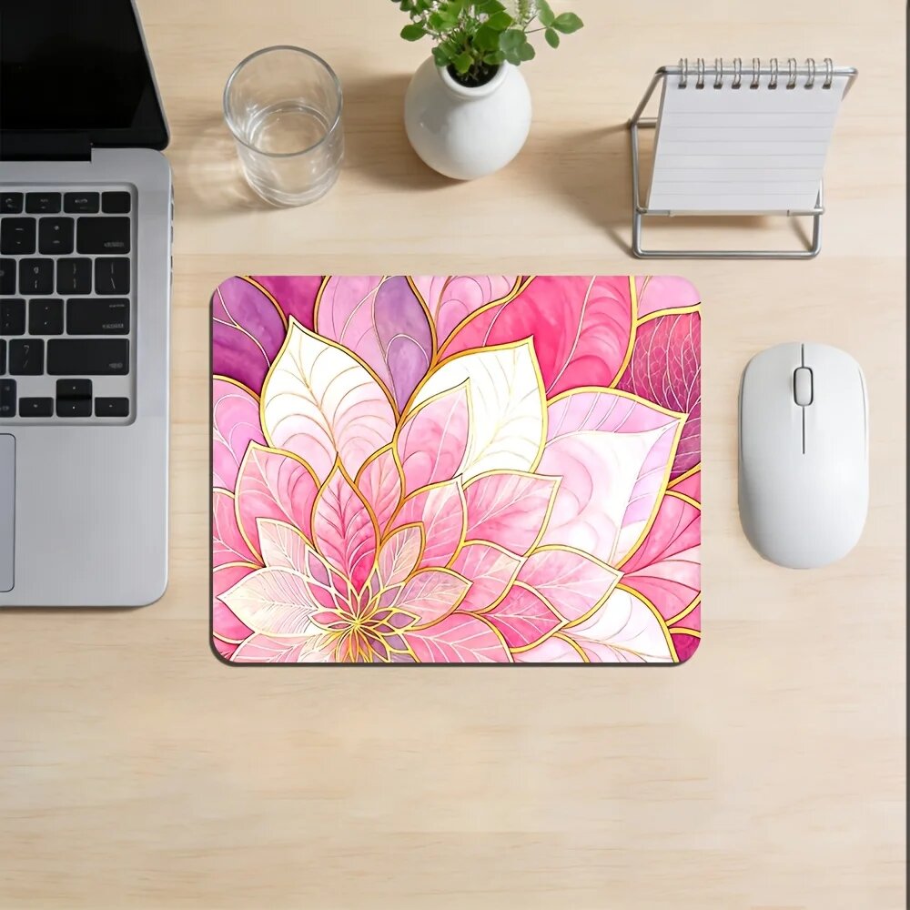 Mairuige Коврик для мыши с узором мандалы и лотоса 250X200X2MM
