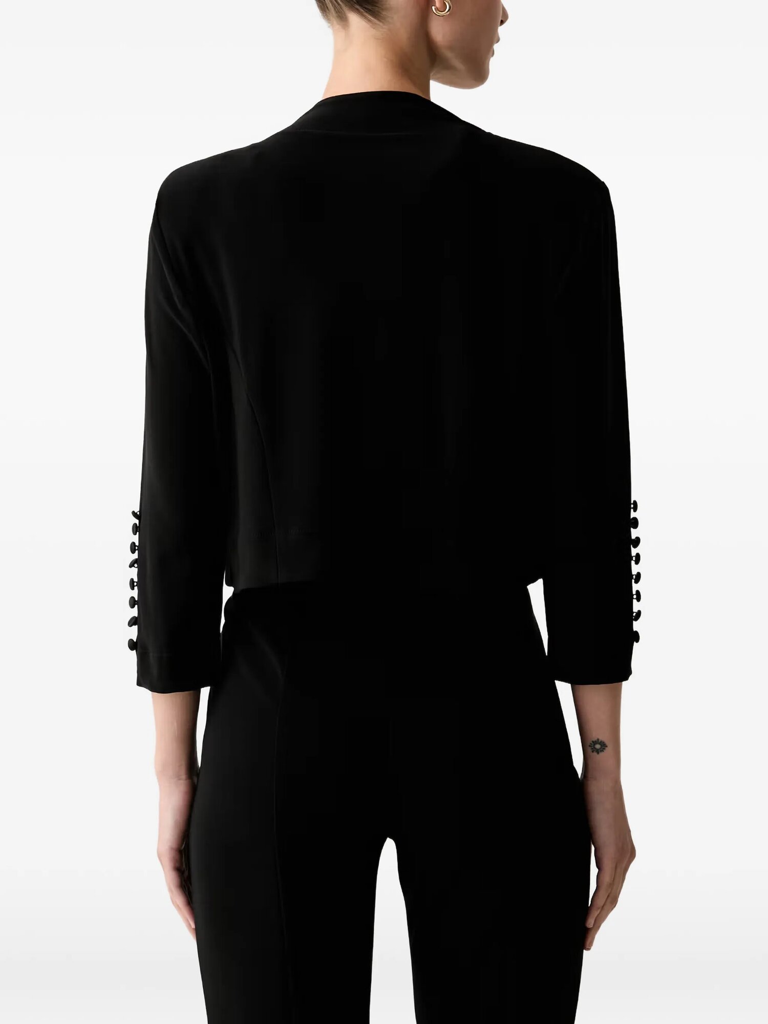 Куртка Joseph Ribkoff Button-cuff cropped jacket, размер 40 — фото 1
