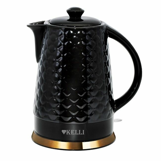 Чайник электрический Kelli KL-1340, черный