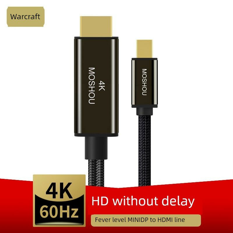 Активный кабель Mini DP в HDMI 3 м, поддерживает 4K@60 Гц для передачи видео с ноутбука на телевизор, прочный дизайн